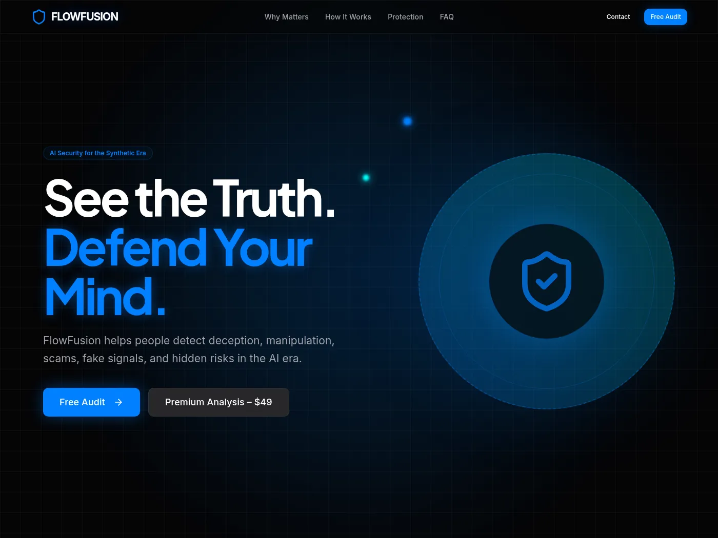 FlowFusion Landing Page