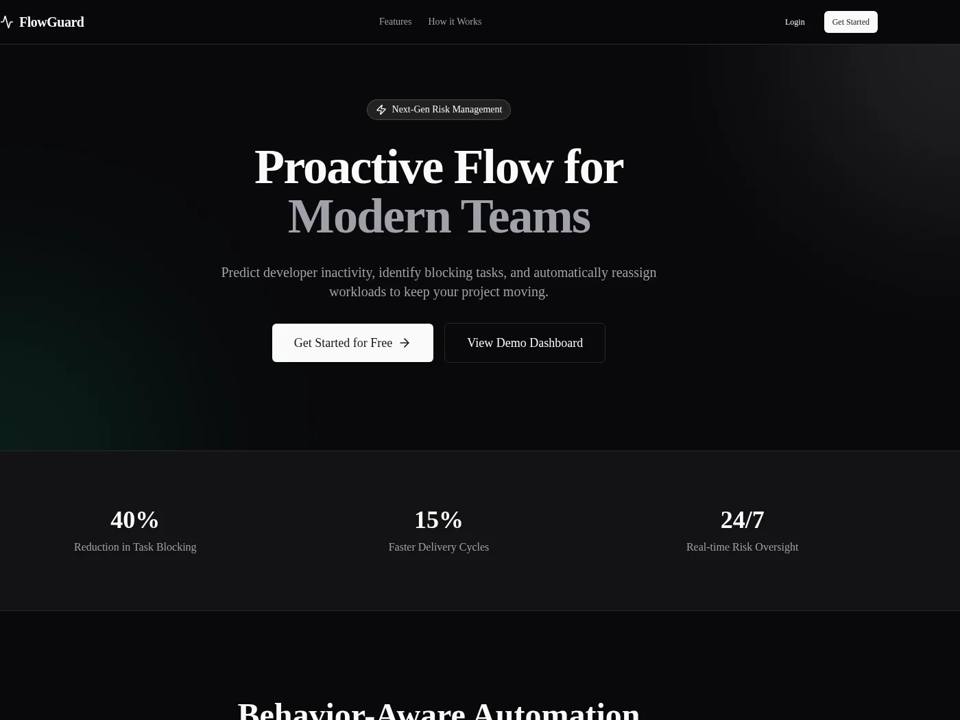 FlowGuard Dashboard