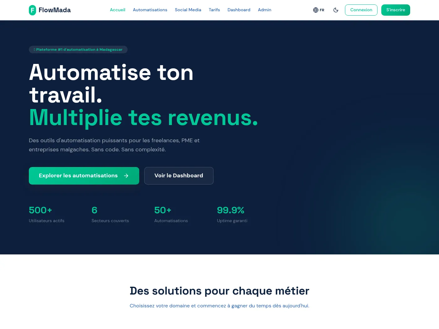 FlowMada SaaS Platform