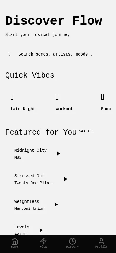 FlowMix Music App