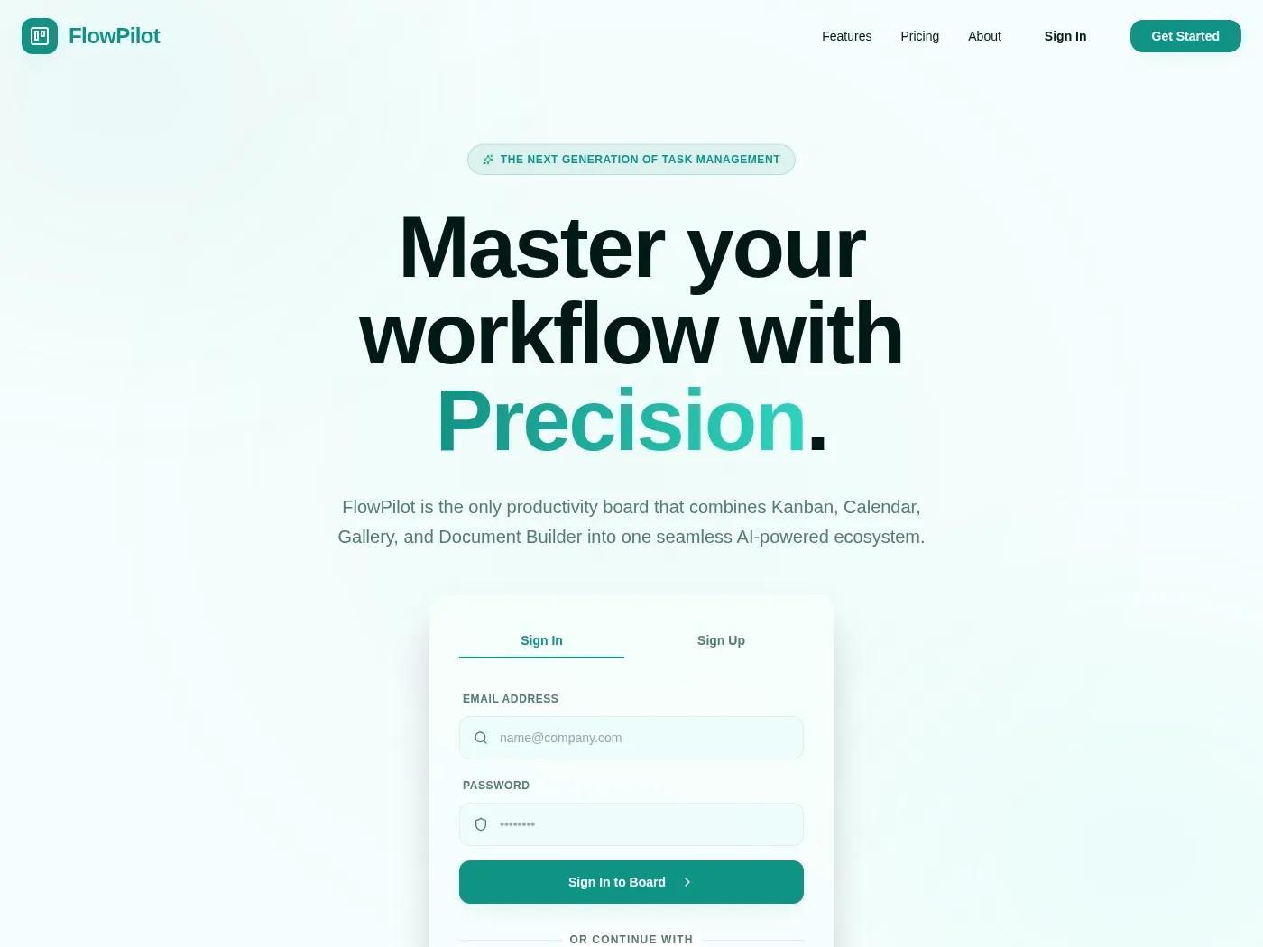 FlowPilot Productivity Suite