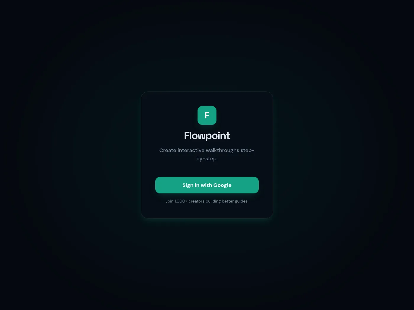 Flowpoint Walkthrough Builder