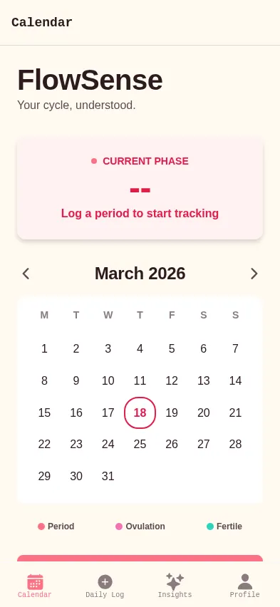 FlowSense Tracker