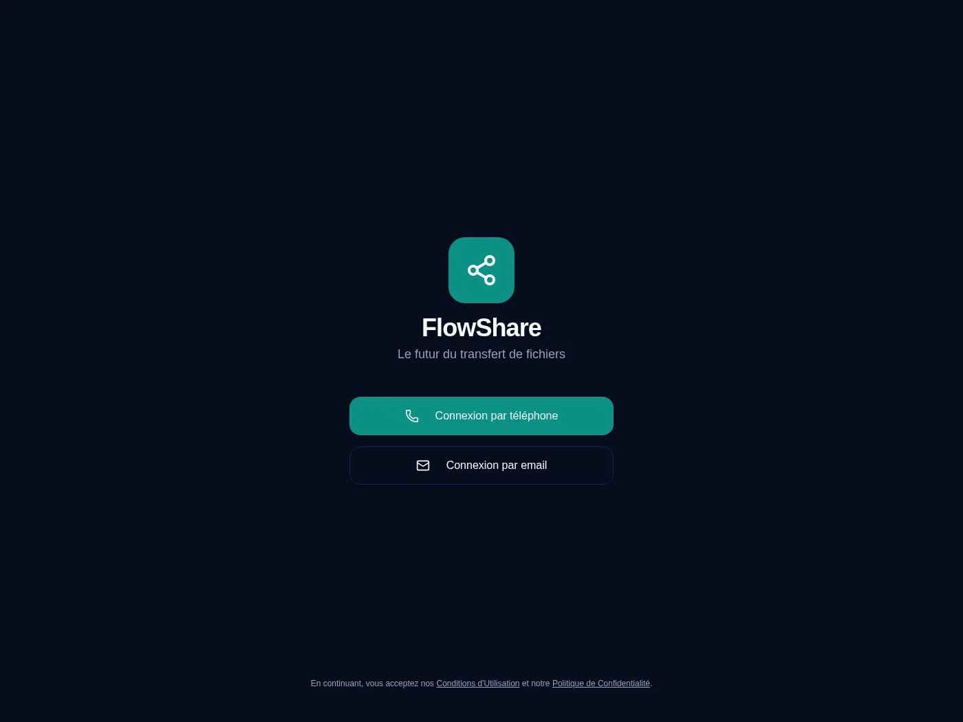 FlowShare UX Prototype