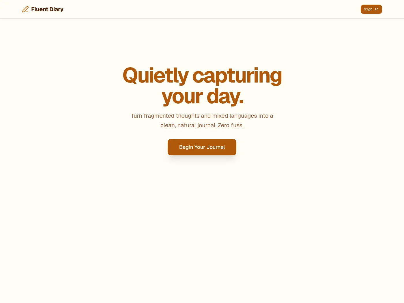 Fluent Diary Maker