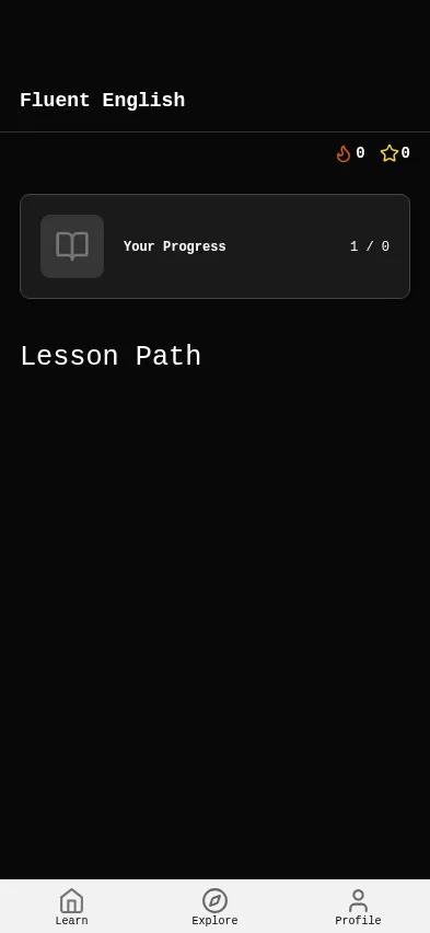 Fluent English App