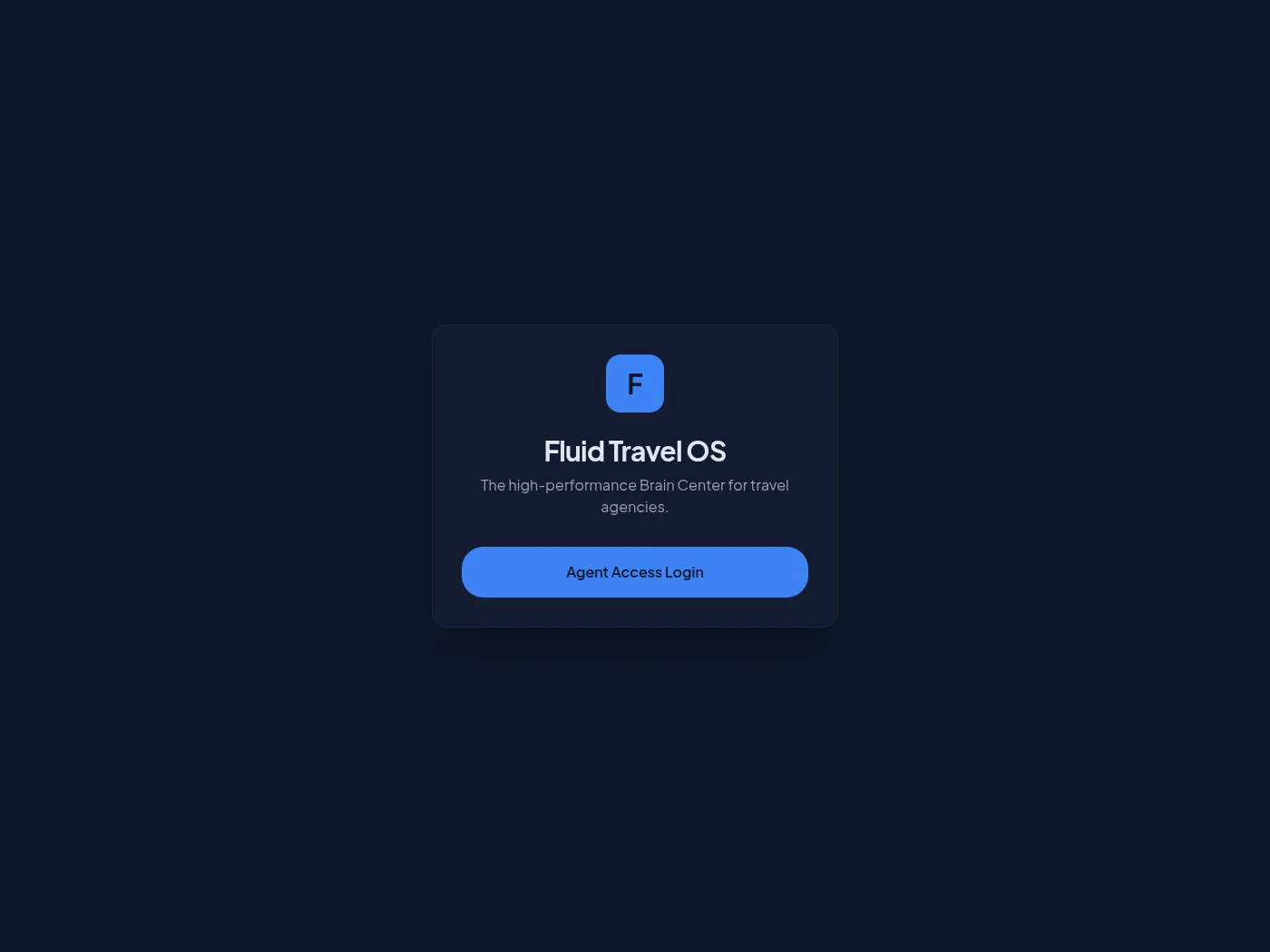 Fluid Travel OS