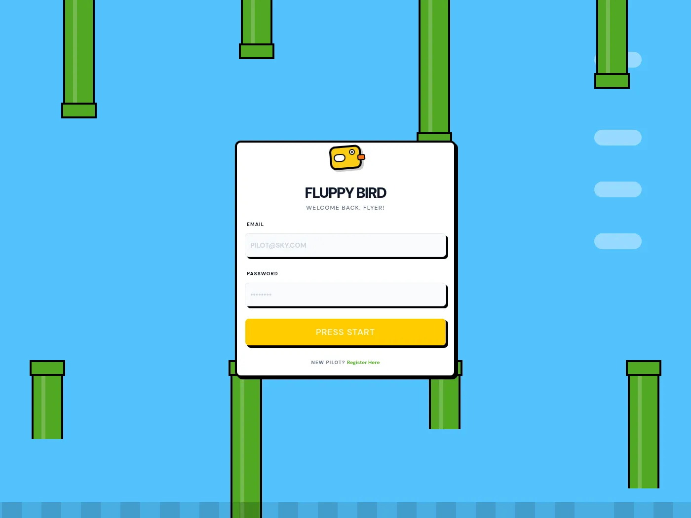 Fluppy Bird Login