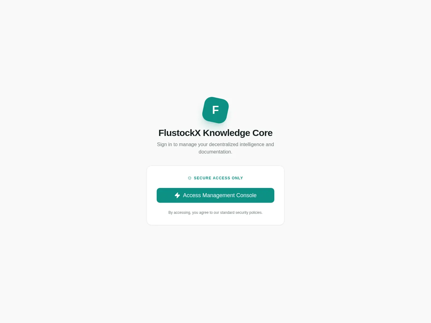 FlustockX Knowledge Core