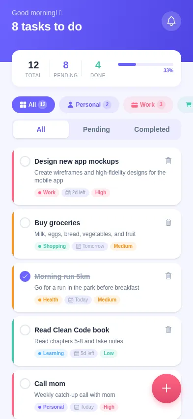 Flutter TaskMaster