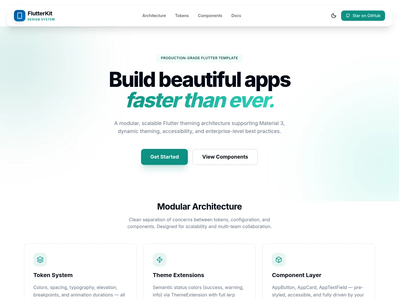 Flutter Design System Kit