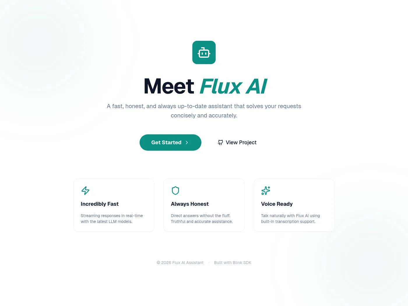 Flux AI Assistant