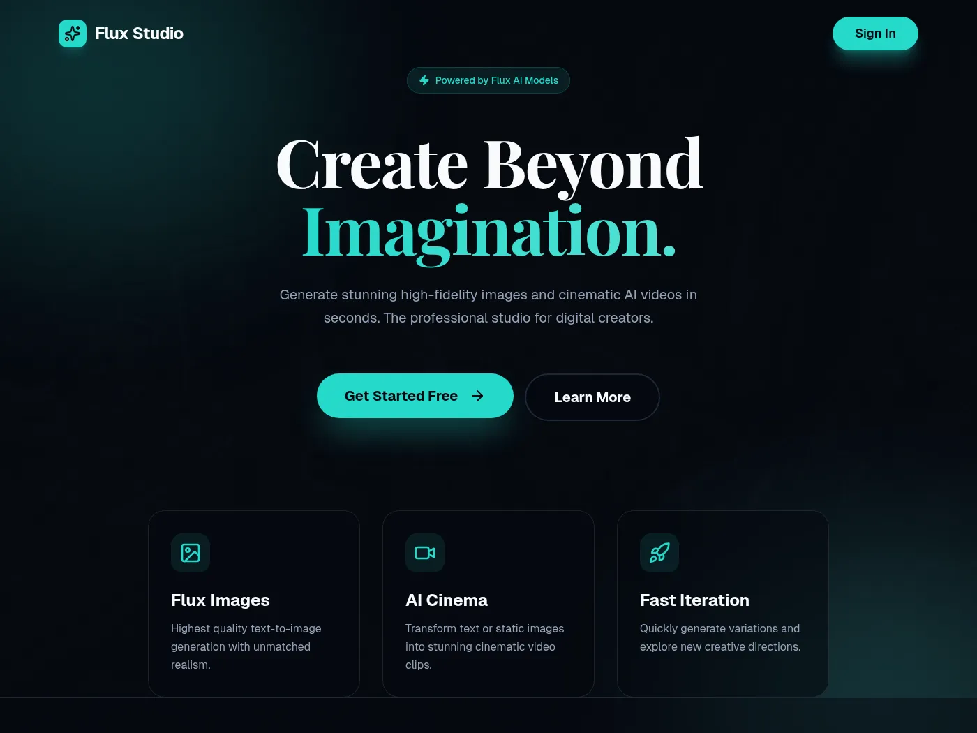 Flux AI Image Studio