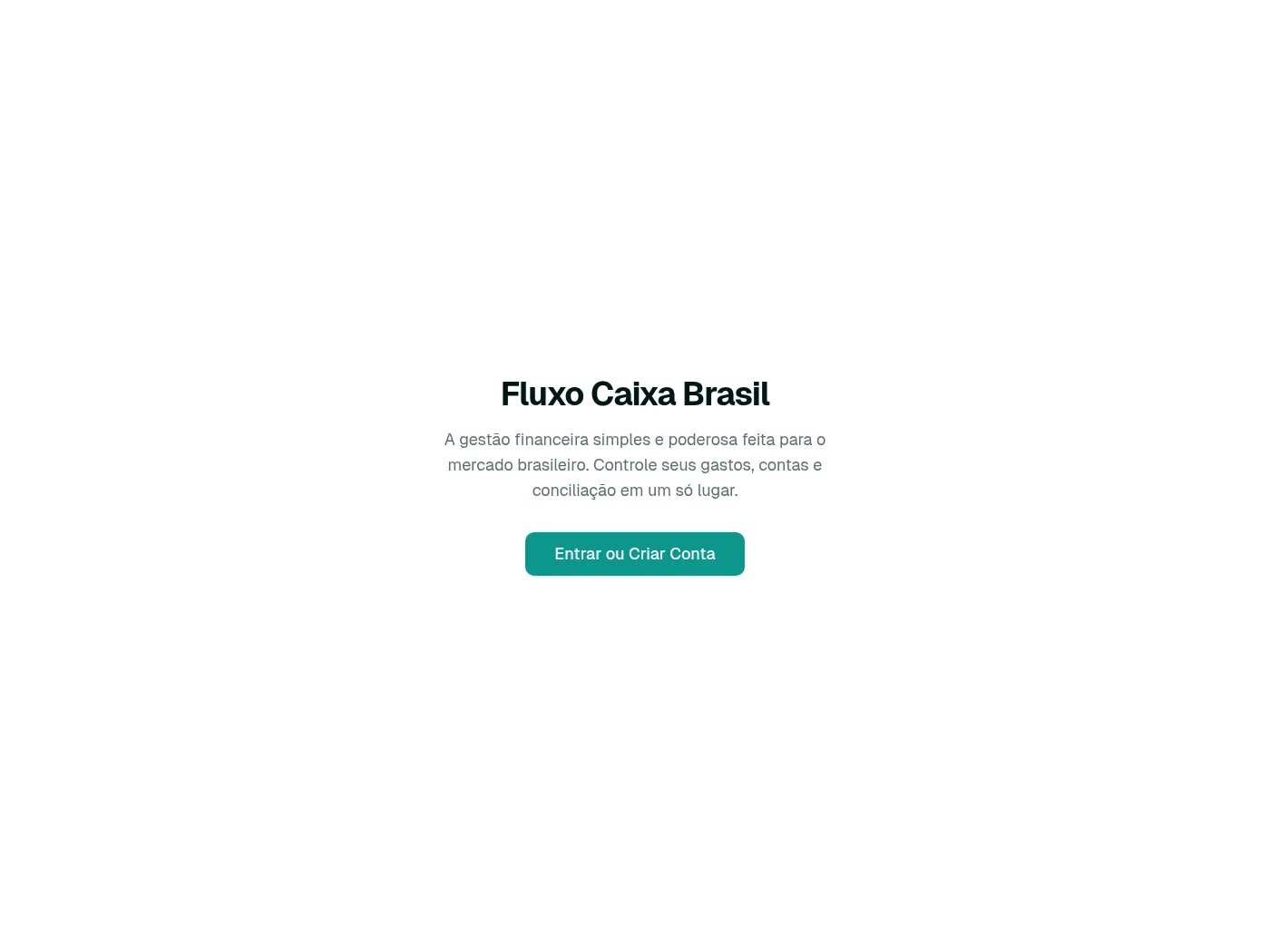 Fluxo Caixa Brasil