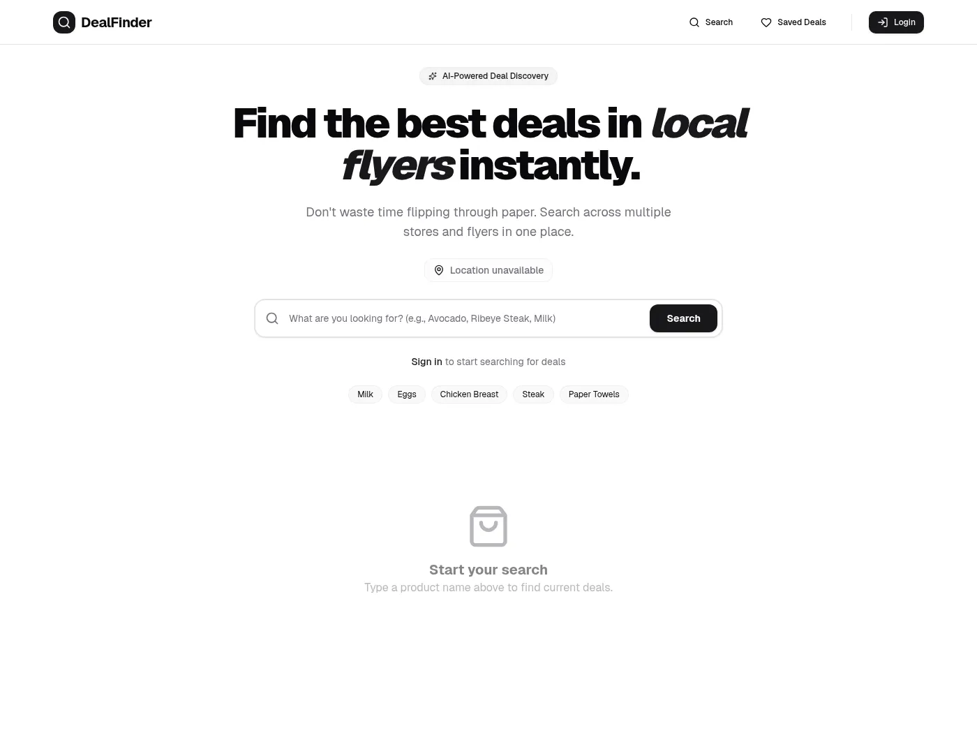 Flyer Deal Finder