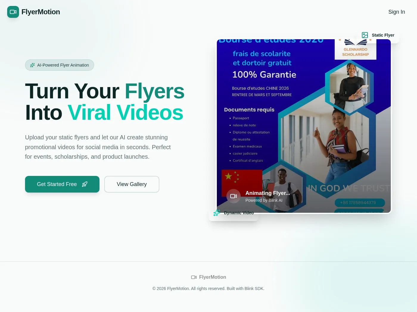 Flyer Video Maker