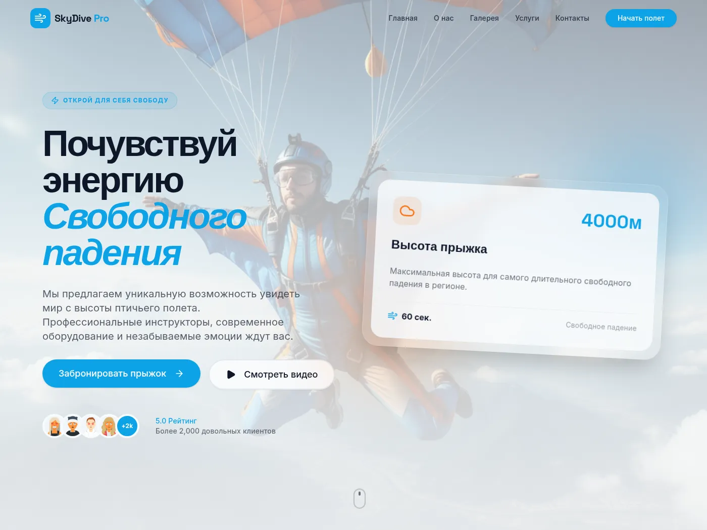 Flying Parachutist Site
