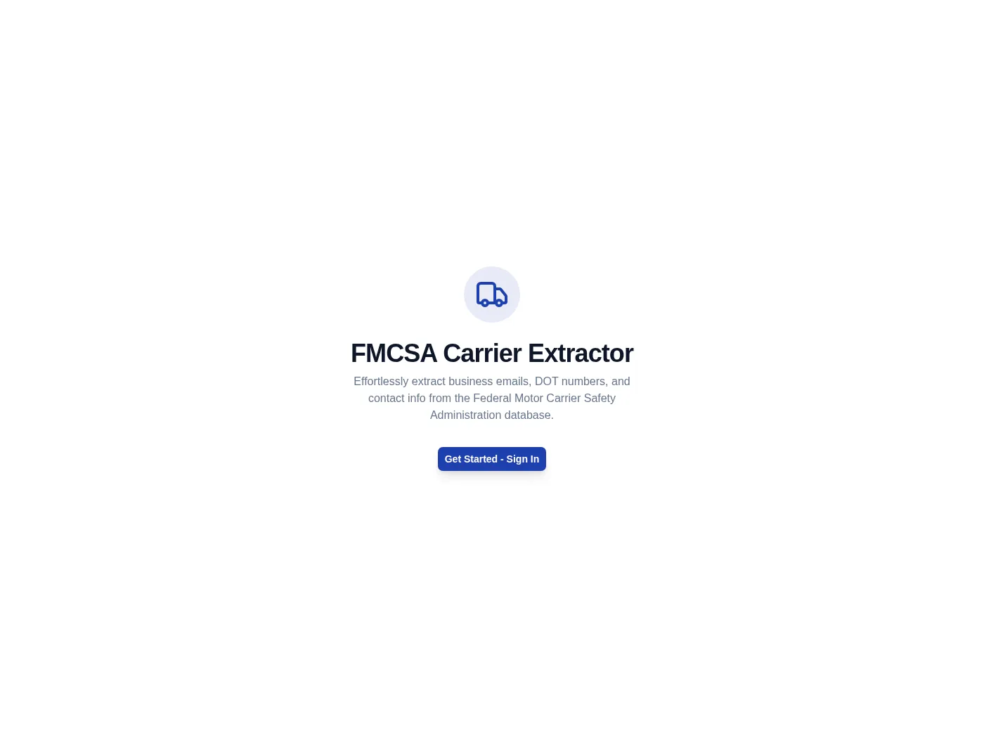 FMCSA Data Extractor