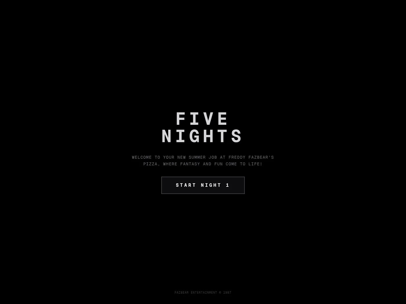 FNAF 3D Experience