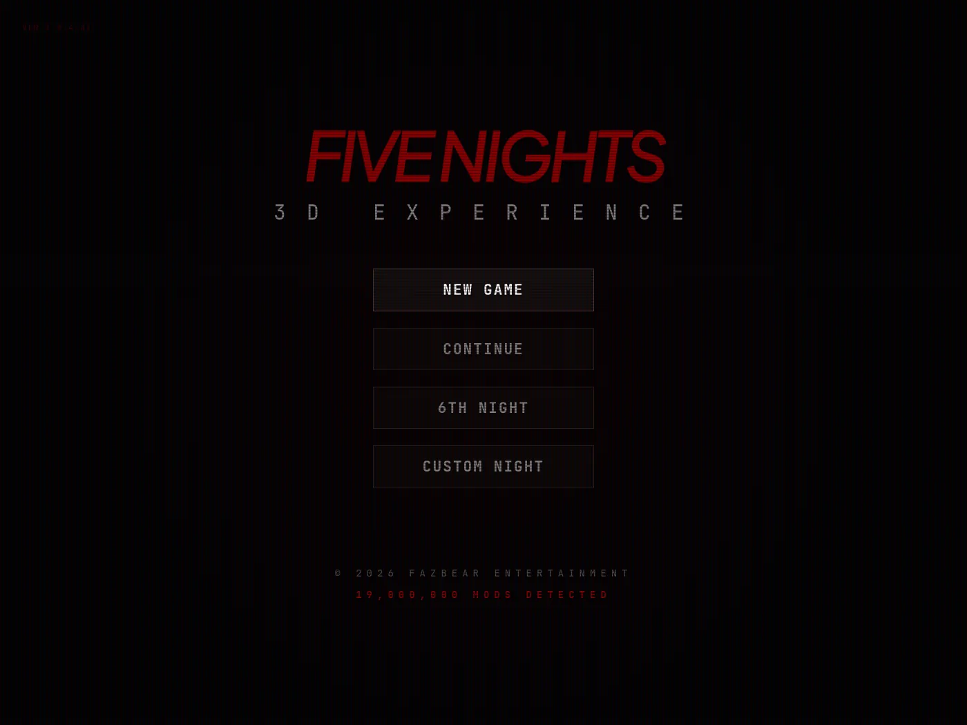 FNAF 3D Experience