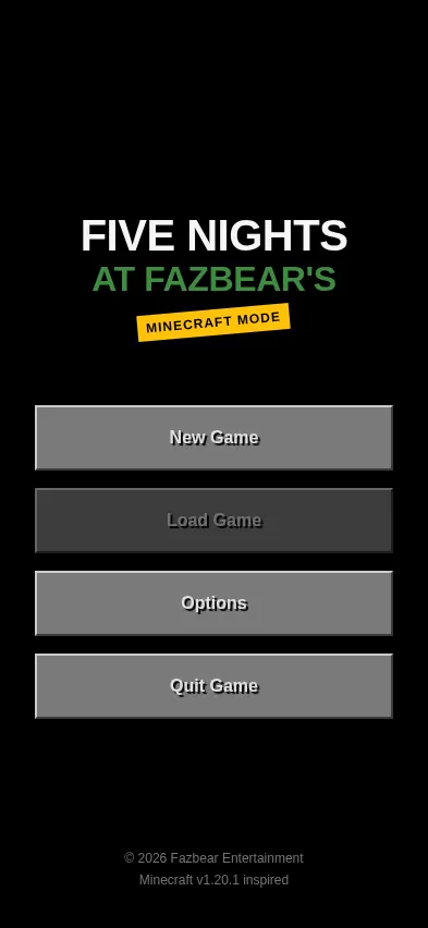 FNAF Minecraft Mode