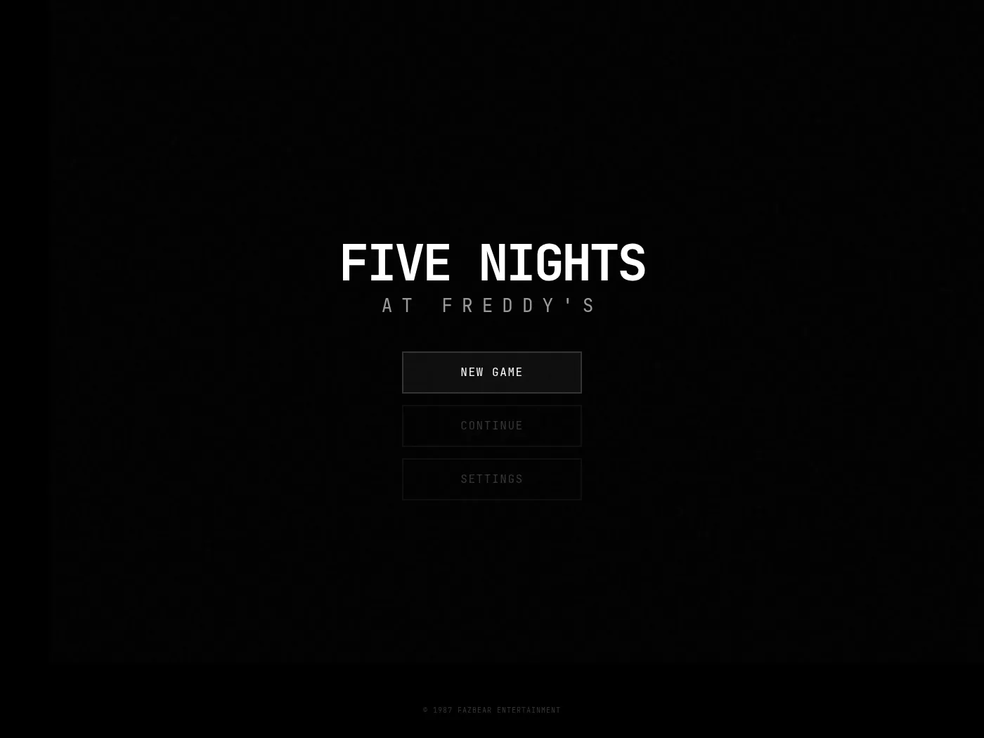 FNAF Web Game