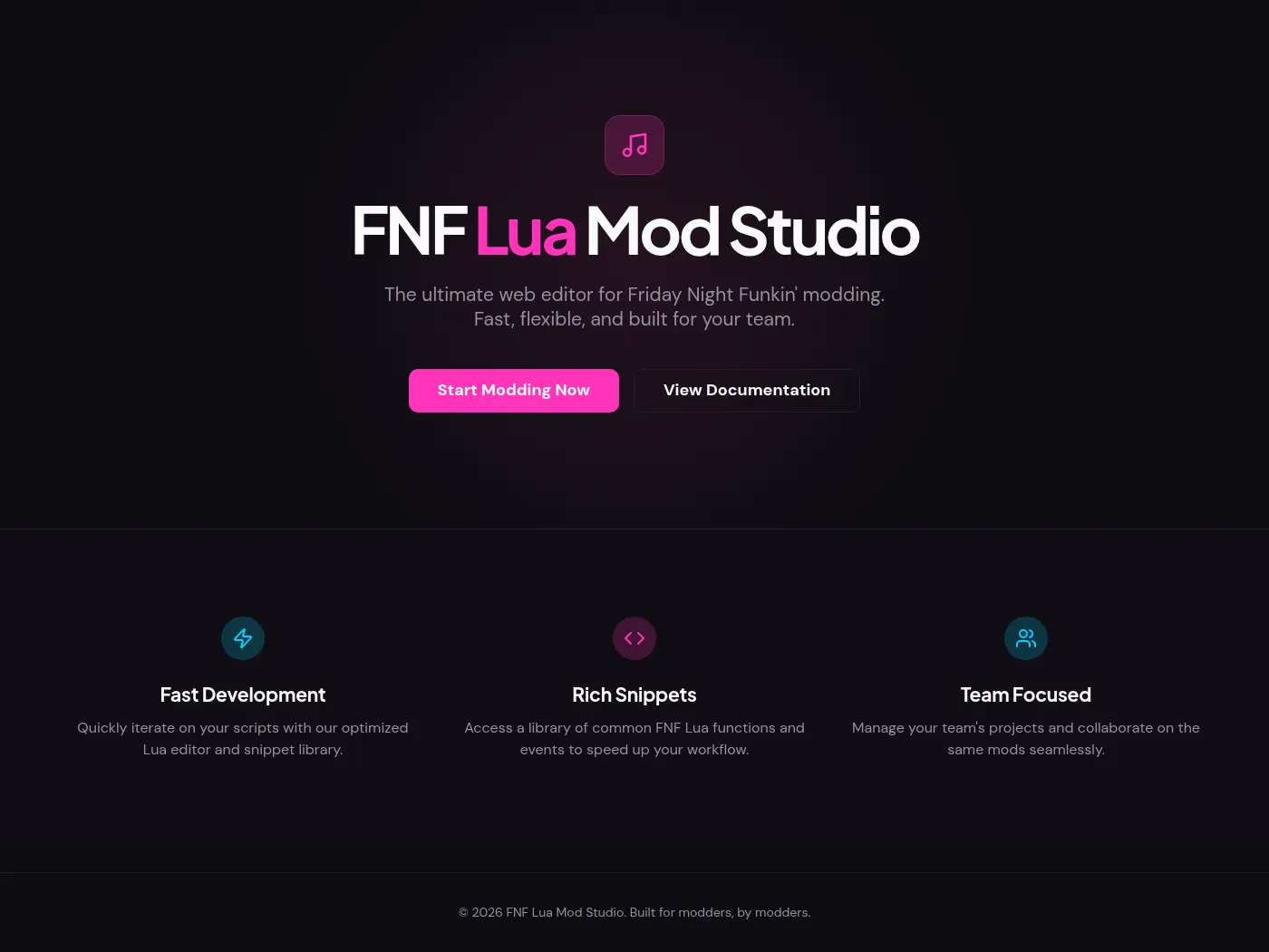 FNF Lua Mod Studio