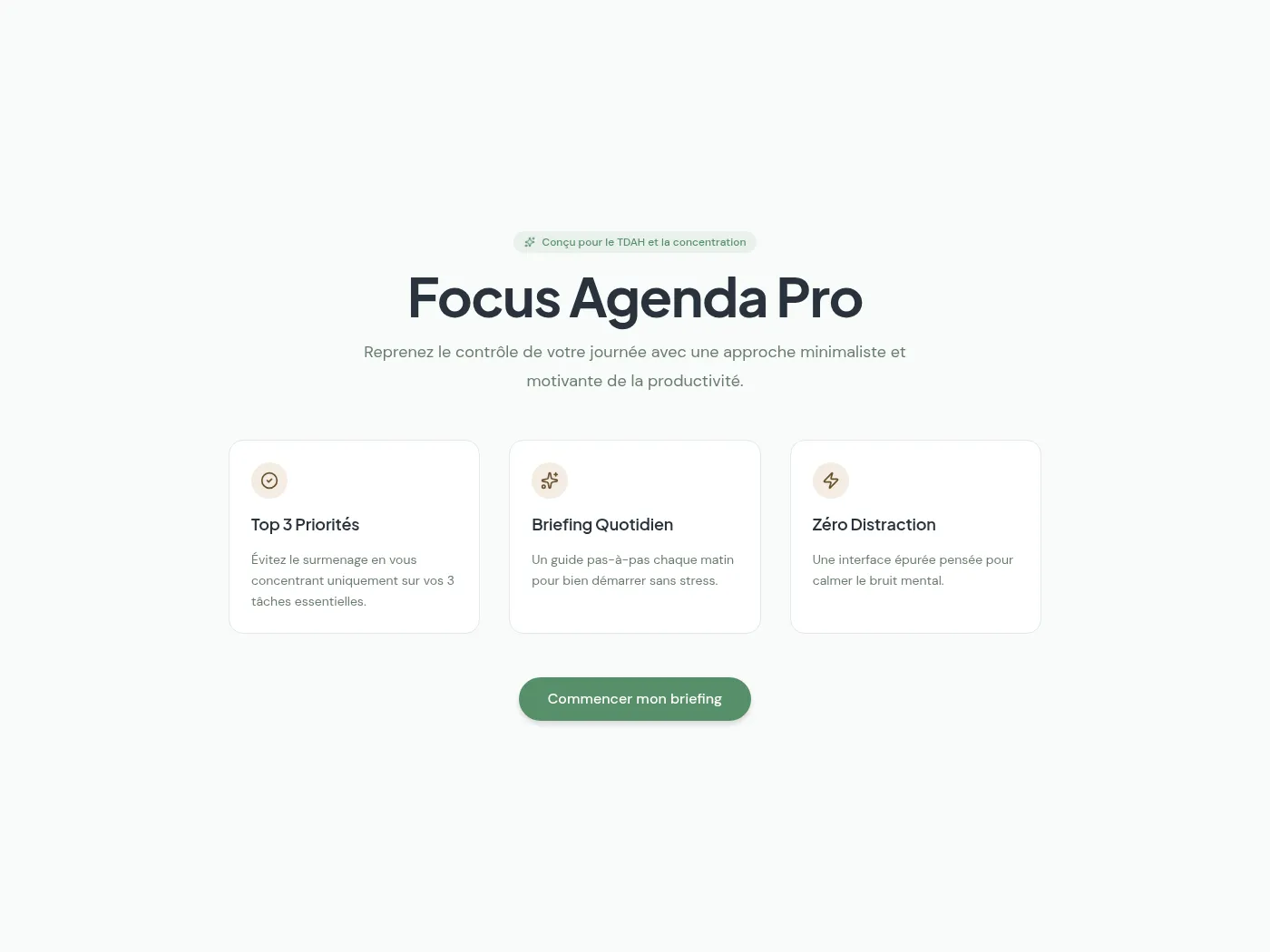 Focus Agenda Pro