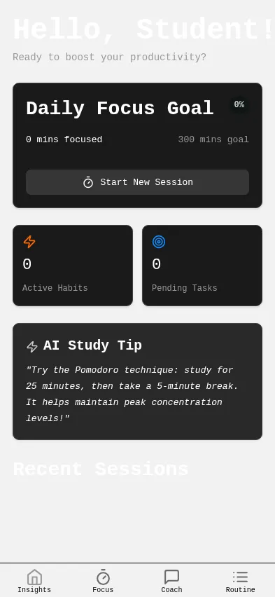 Focus AI Study Coach