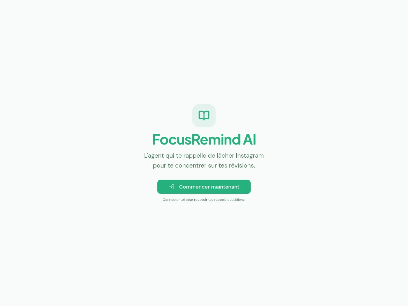 Focus Reminder Agent