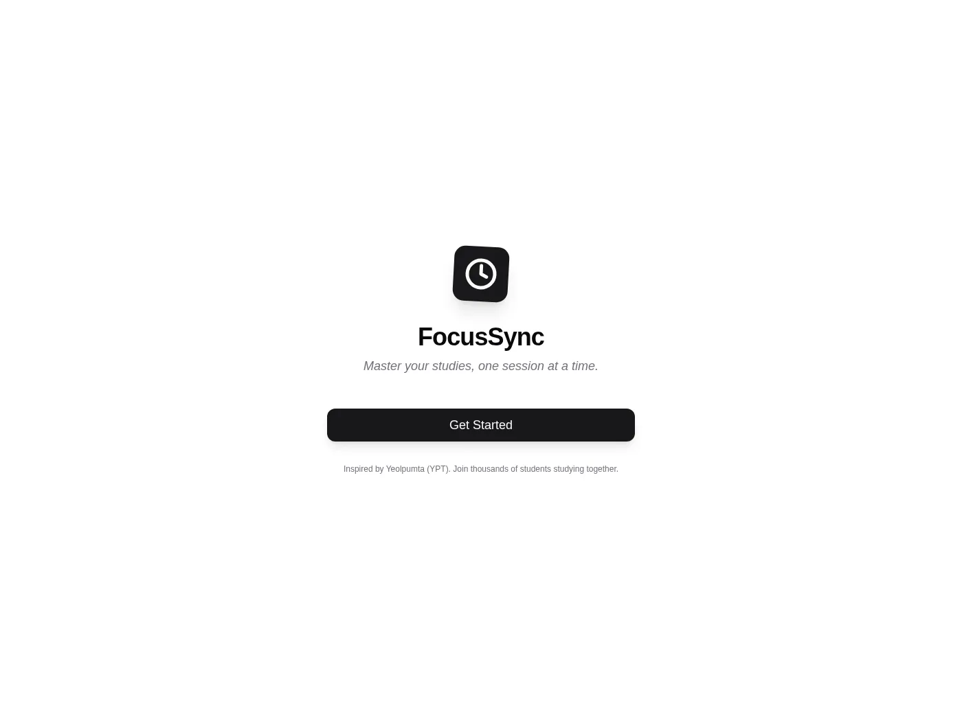 FocusSync Study App