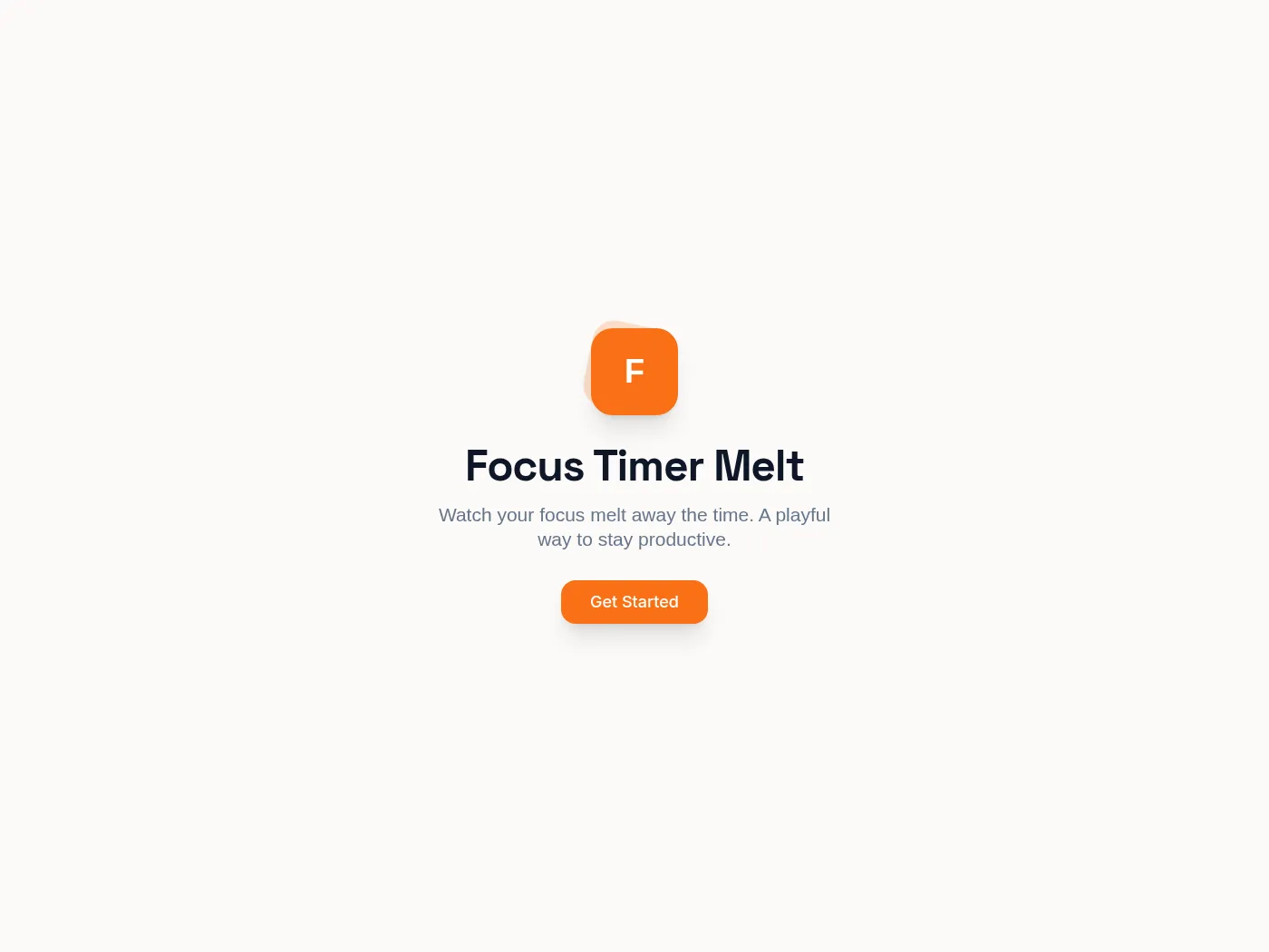 Focus Timer Melt