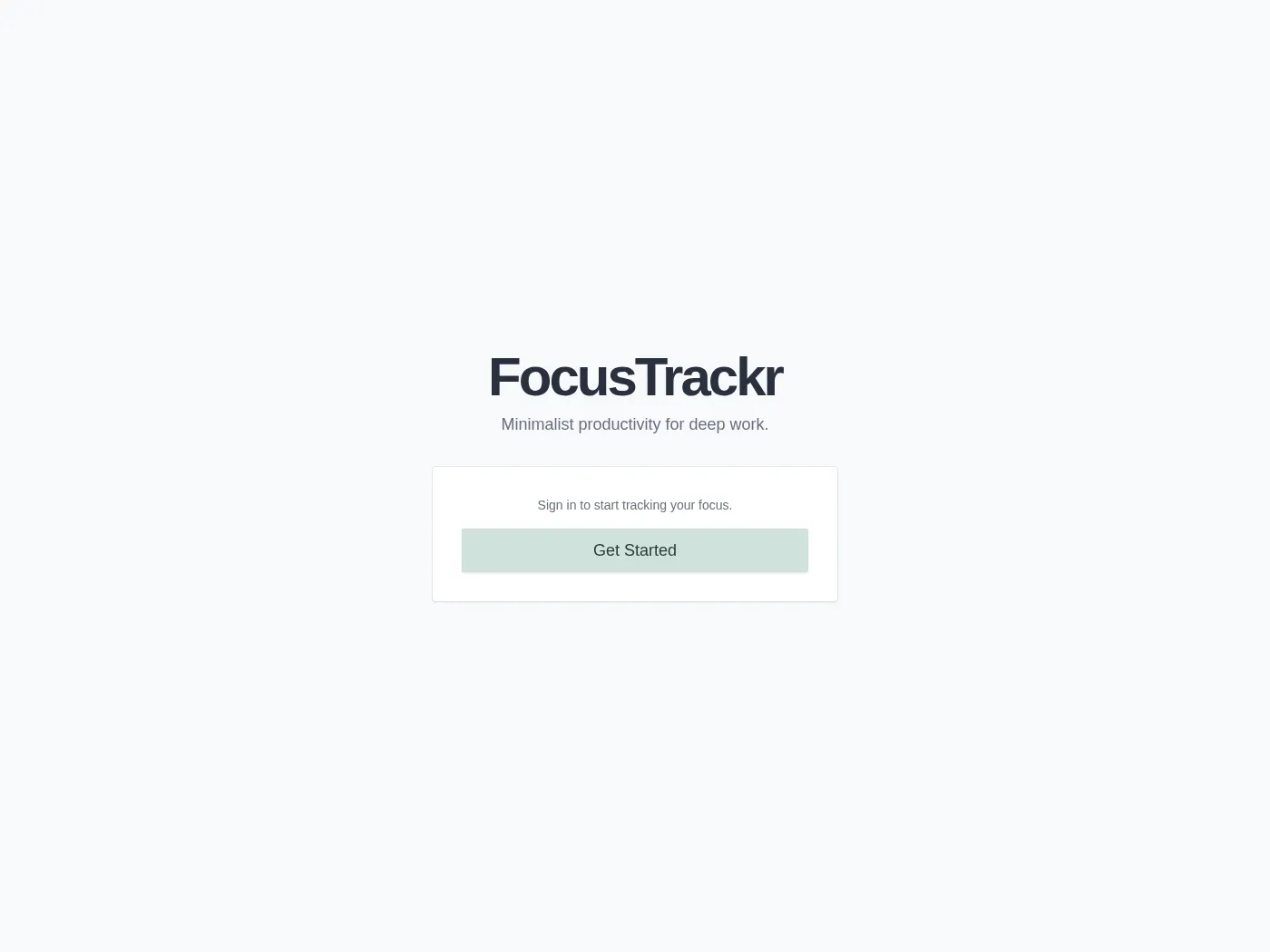 FocusTrackr