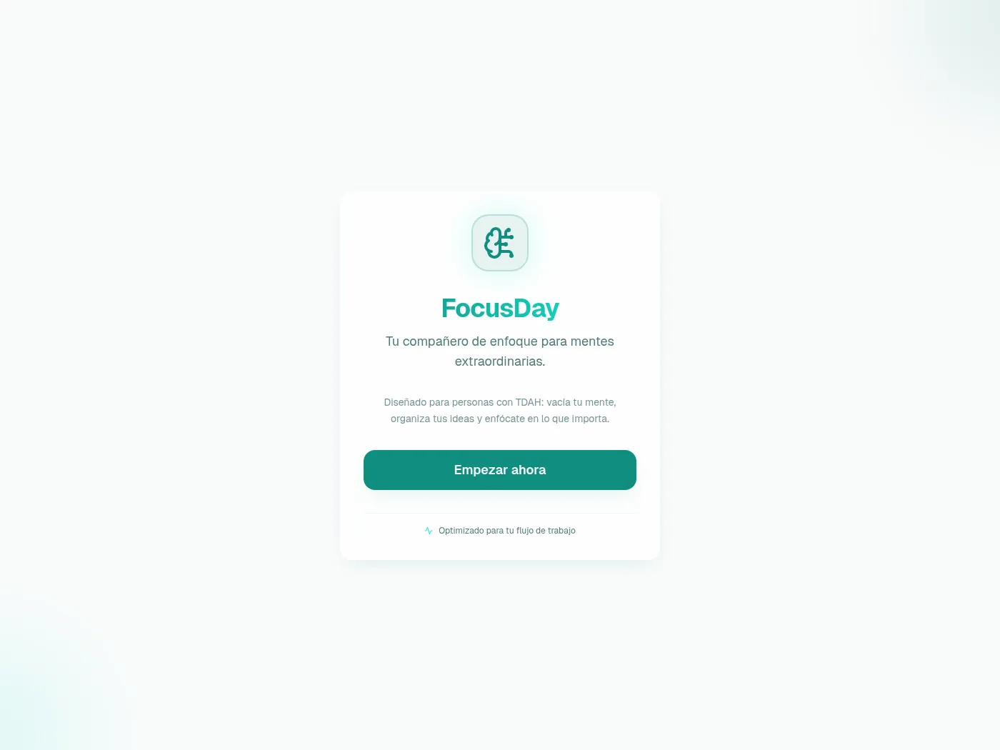 FocusDay Organizer