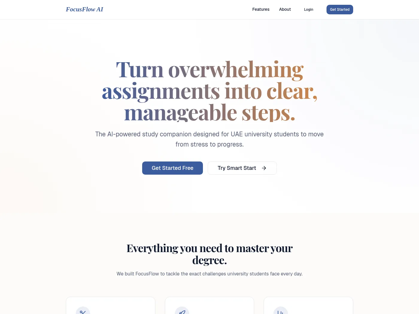 FocusFlow AI Website