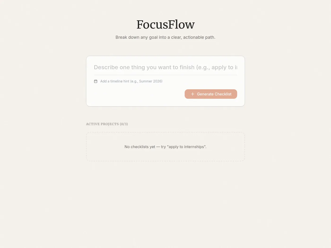 FocusFlow Student Planner
