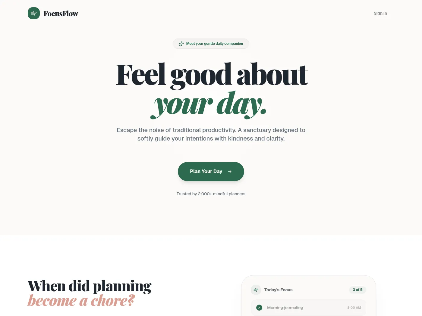 FocusFlow SaaS Template (Remix)