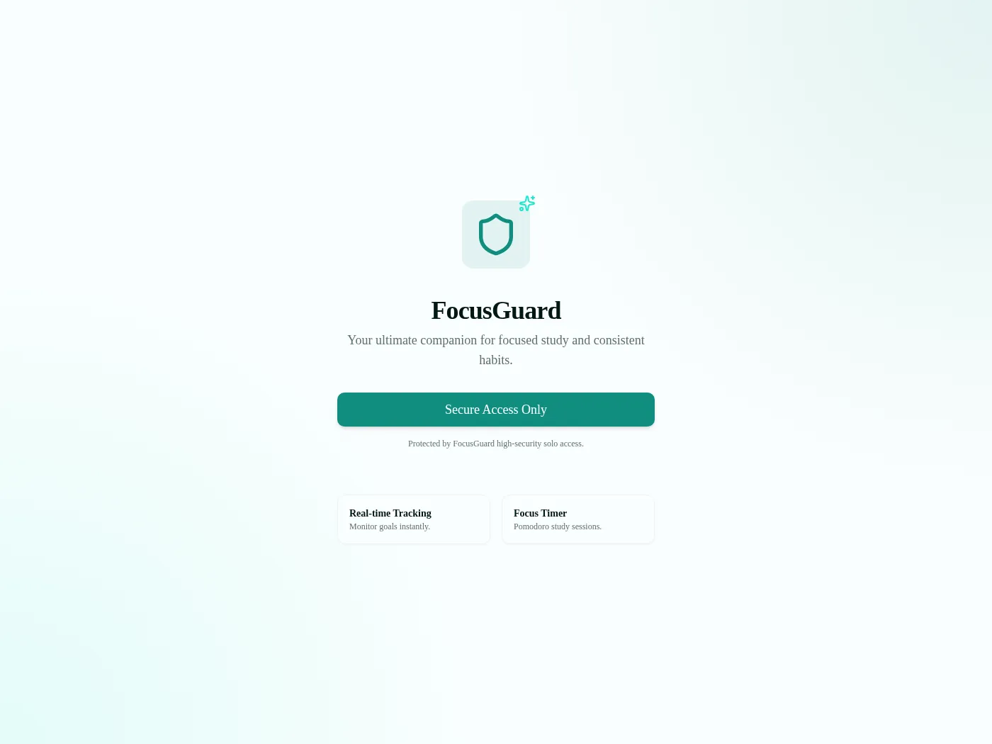 FocusGuard Habit Tracker