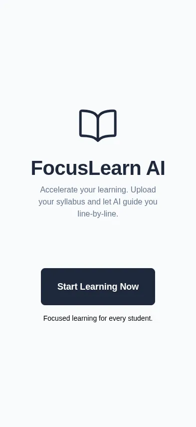 FocusLearn AI Reader