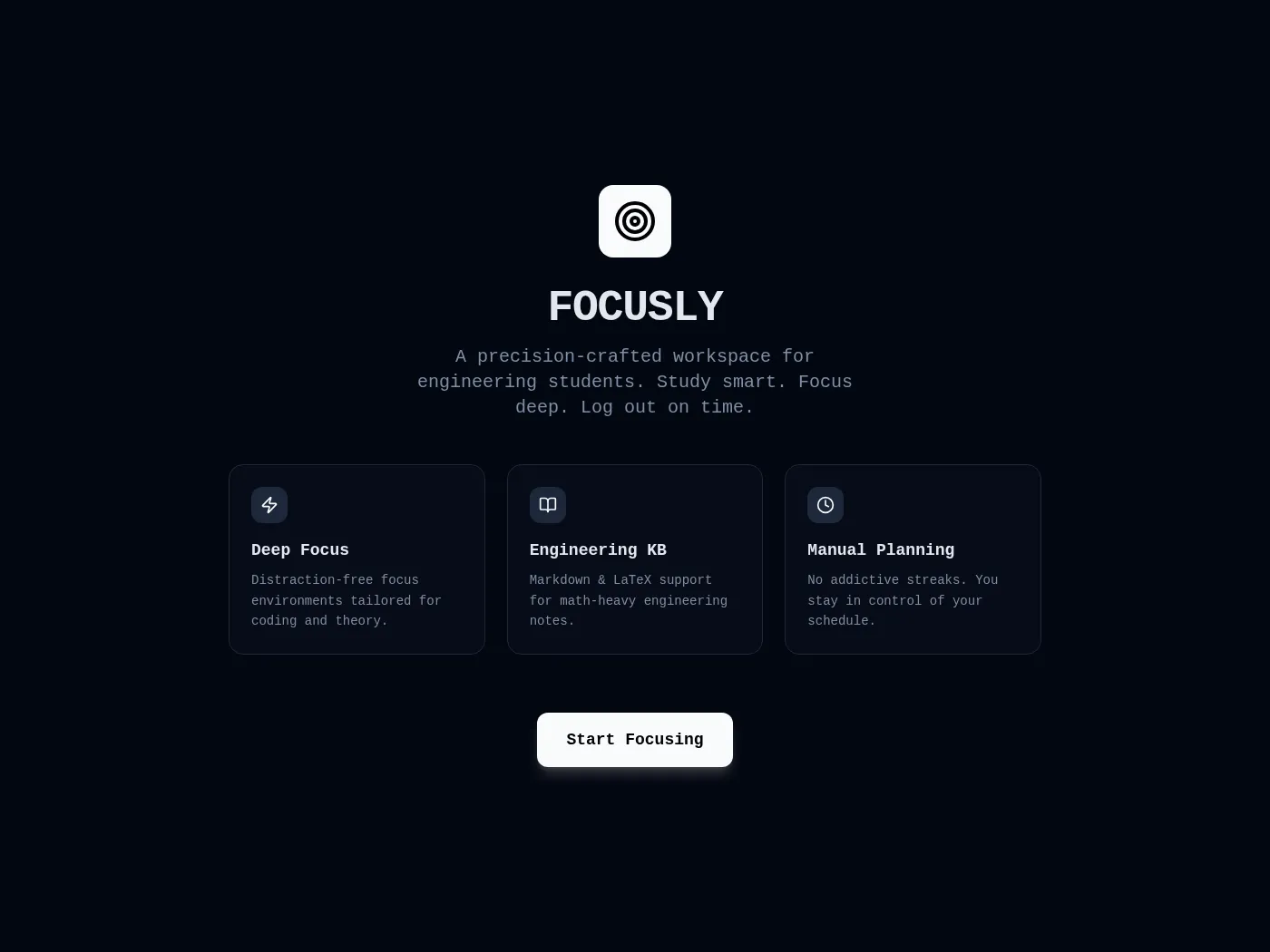 Focusly Desktop Planner