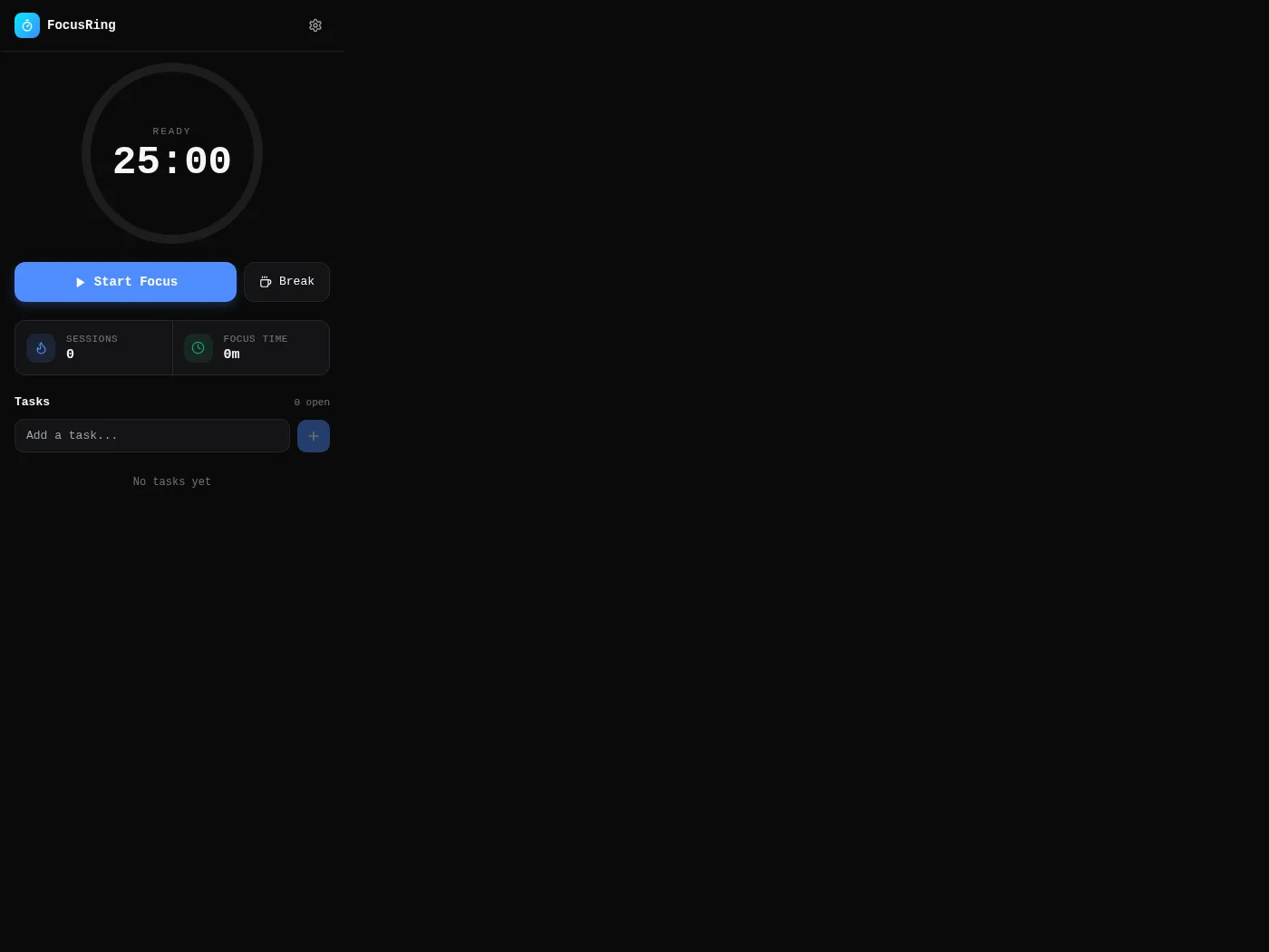 FocusRing Chrome Timer