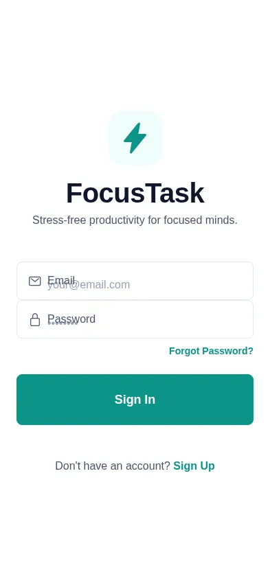 FocusTask Mobile Manager