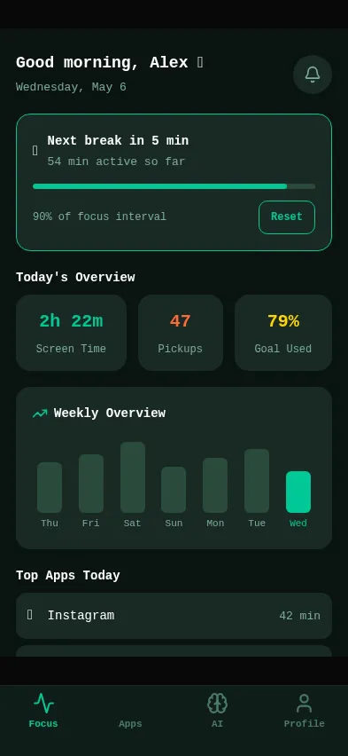 FocusTrack Mobile