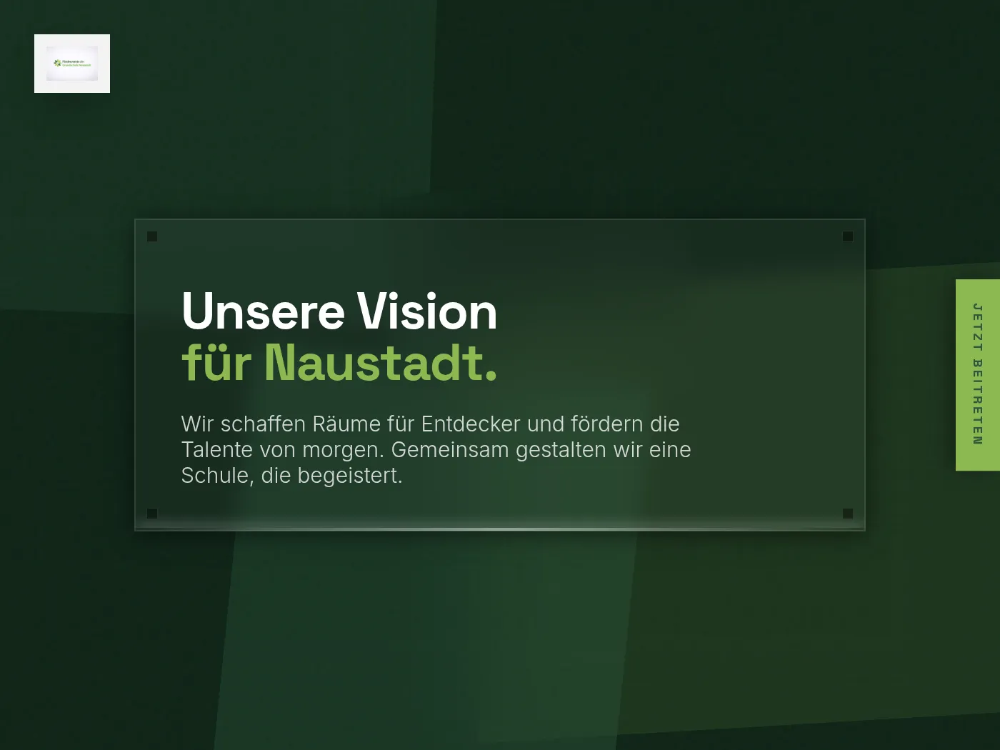 Förderverein Glastafel Web