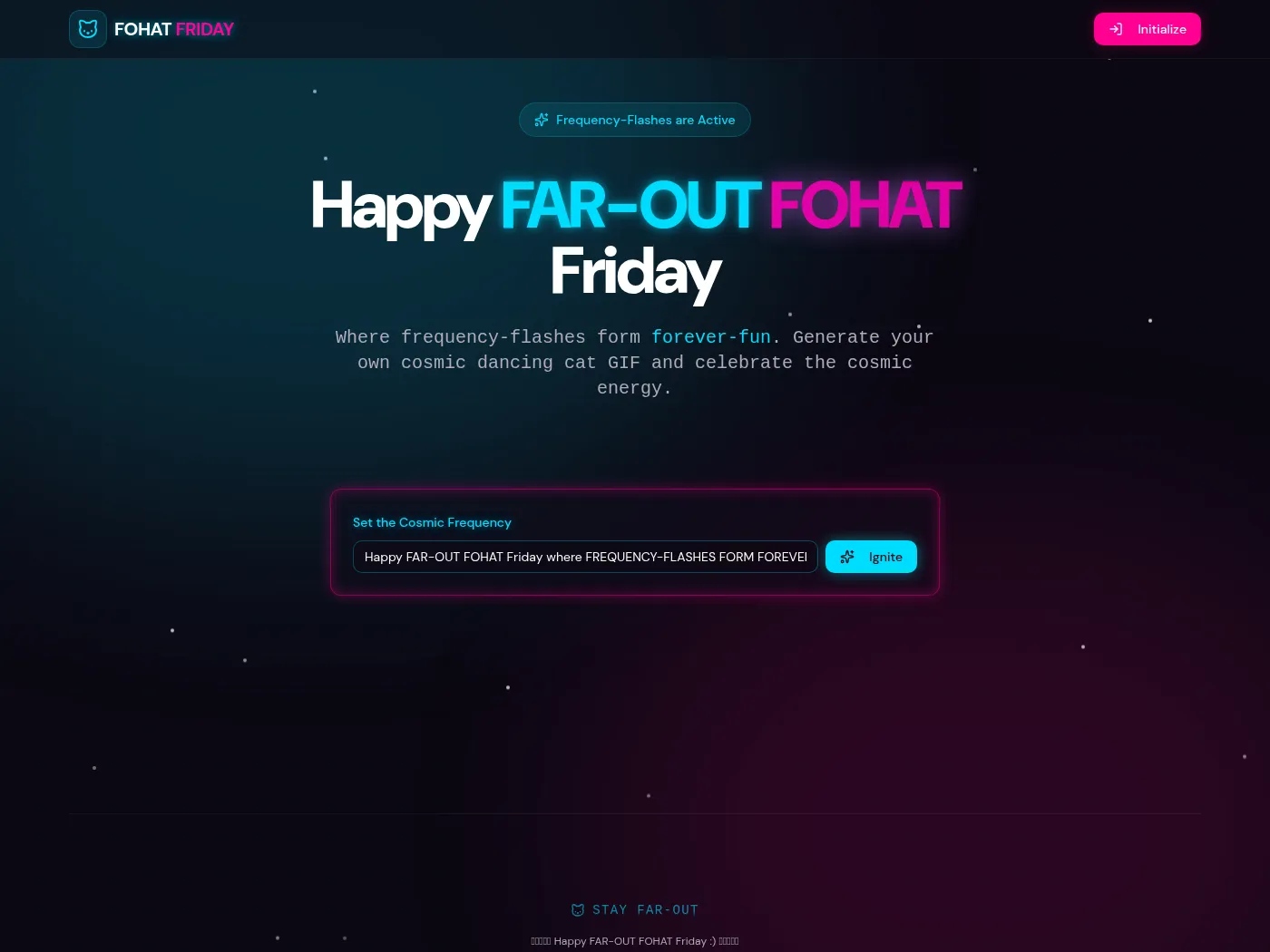 Fohat Friday Gif Generator