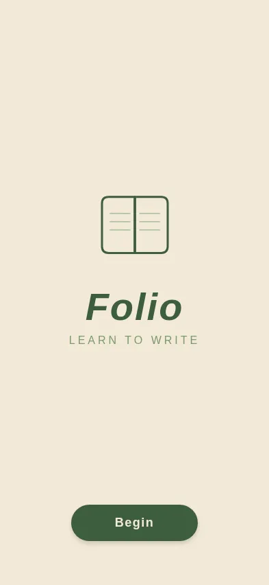 Folio: Learn to Write