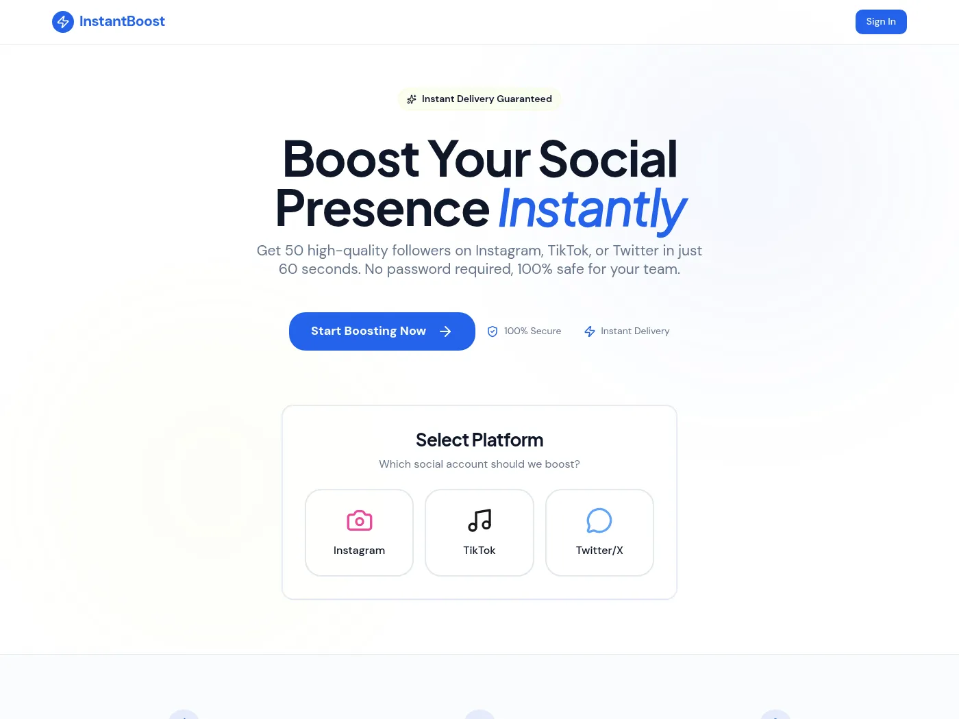 Instant Follower Boost