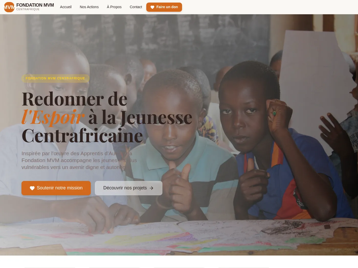 Fondation MVM Site