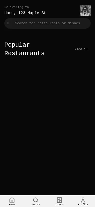 QuickEats Delivery App