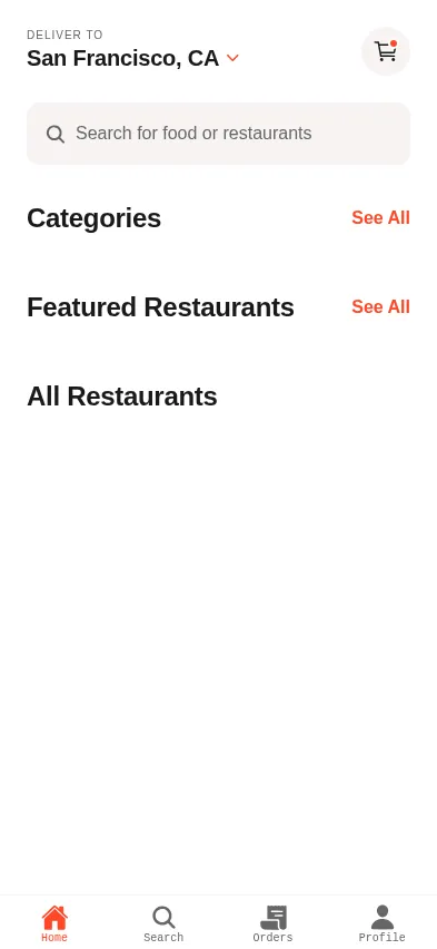 QuickBite Delivery App